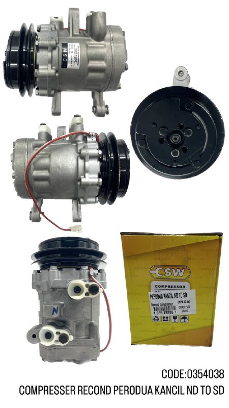 COMPRESSOR RC PERODUA KANCIL ND TO SD - CSW Auto Parts
