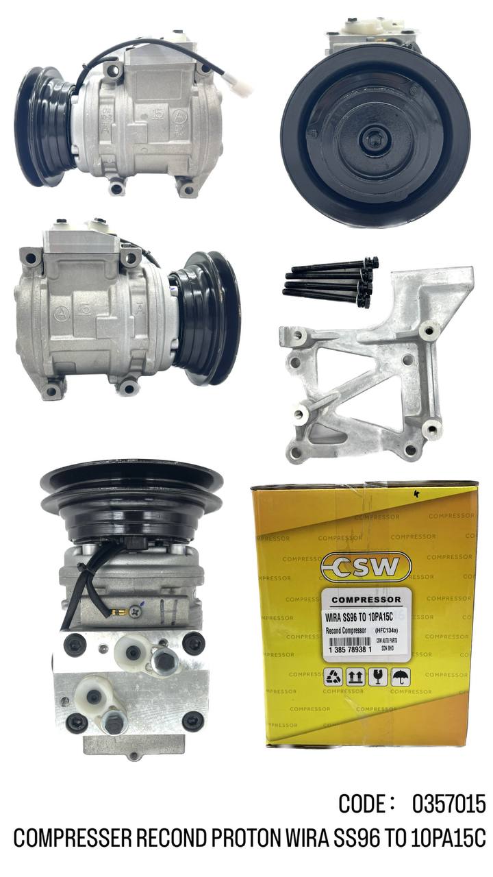 COMPRESSOR RC PROTON WIRA SS96 TO 10PA15C - CSW Auto Parts