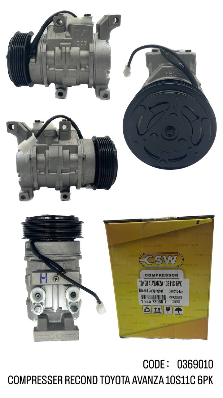 COMPRESSOR RC TOYOTA AVANZA 10S11C 6PK - CSW Auto Parts
