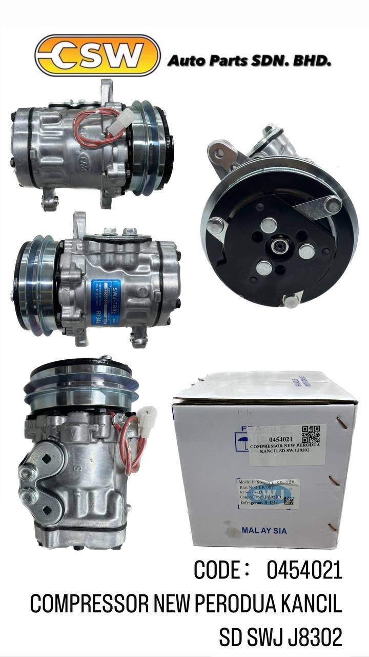 COMPRESSOR (C) PERODUA KANCIL SD SWJ J8302 – CSW Auto Parts
