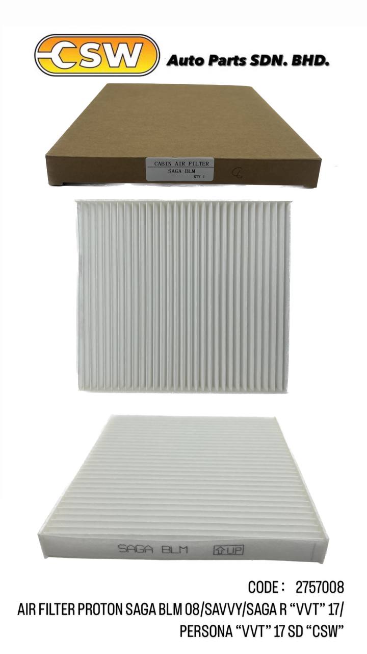 AIR FILTER PROTON SAGA BLM 08' / SAVVY / SAGA R (VVT) '17 / PERSONA ...