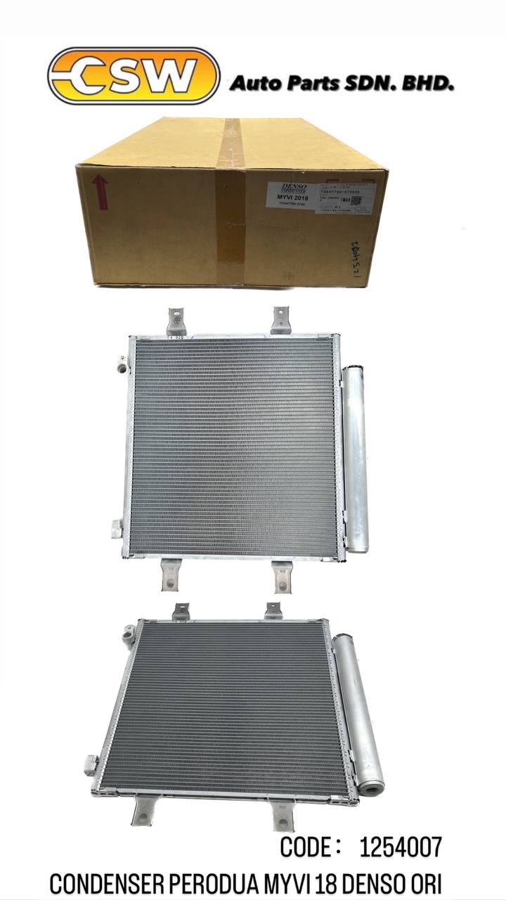 CONDENSER PERODUA MYVI 18' DENSO ORI - CSW Auto Parts