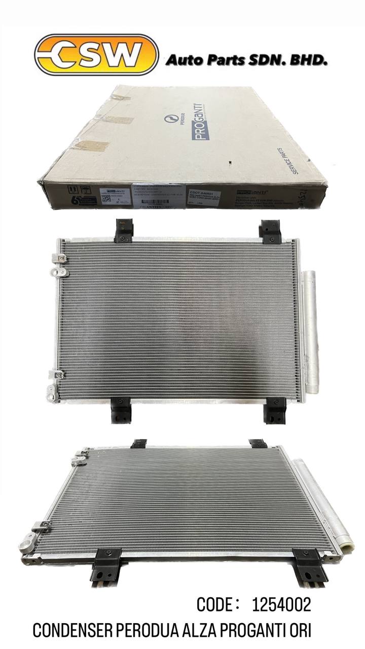 CONDENSER PERODUA ALZA PROGANTI ORI – CSW Auto Parts
