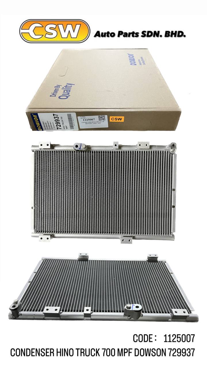 CONDENSER HINO TRUCK 700 MPF DOWSON 729937 - CSW Auto Parts