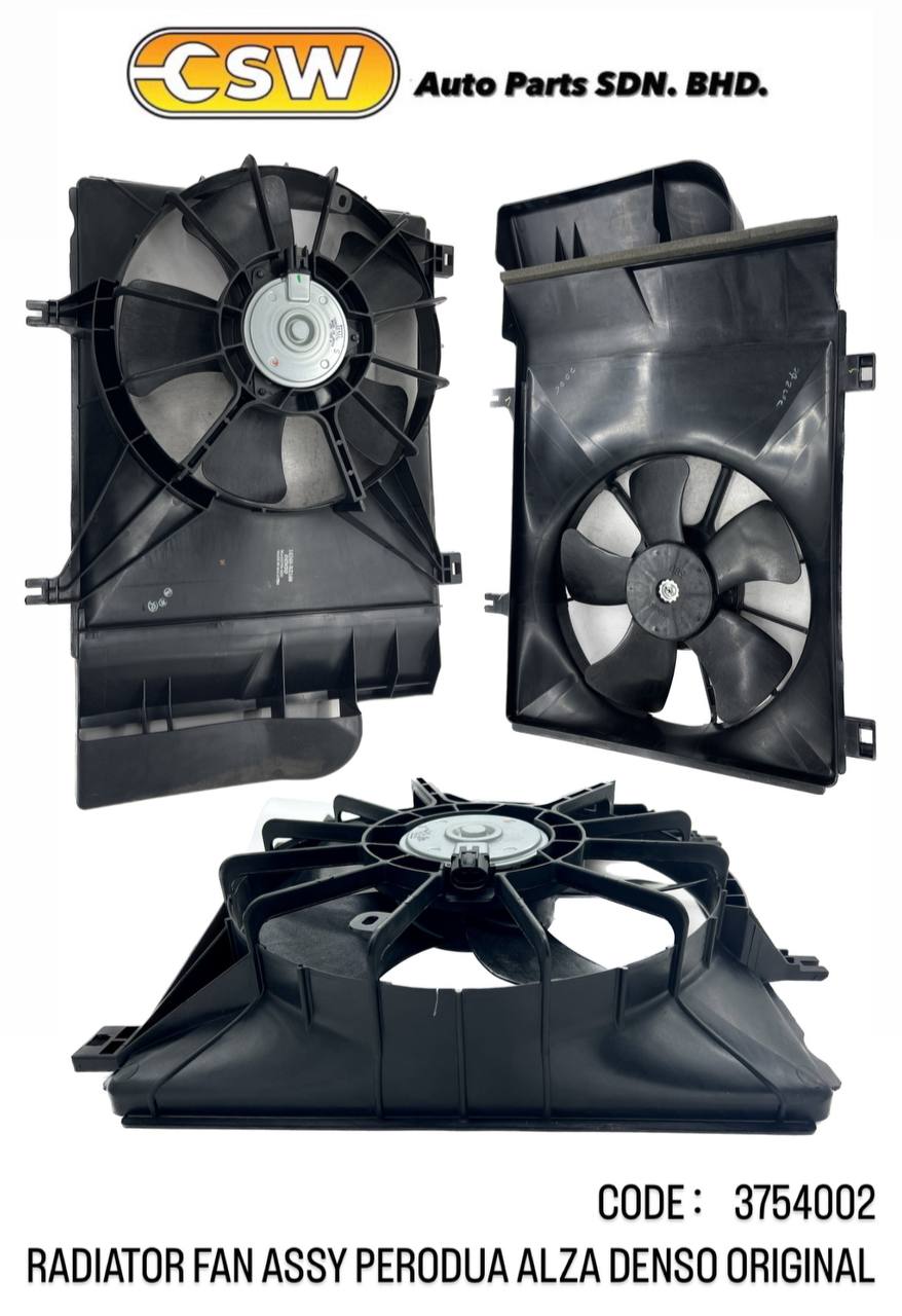 RADIATOR FAN ASSY PERODUA ALZA DENSO ORIGINAL – CSW Auto Parts