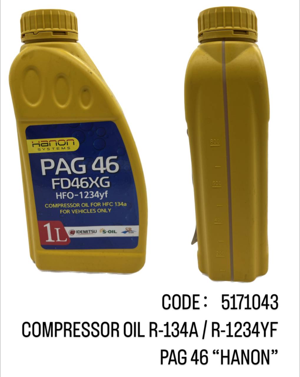 COMPRESSOR R-134A/R-1234 YF PAG 46 HANON – CSW Auto Parts