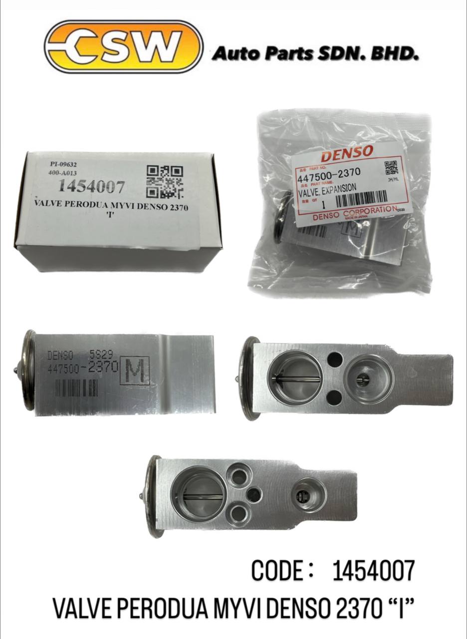 VALVE PERODUA MYVI DENSO 2370 'I' - CSW Auto Parts