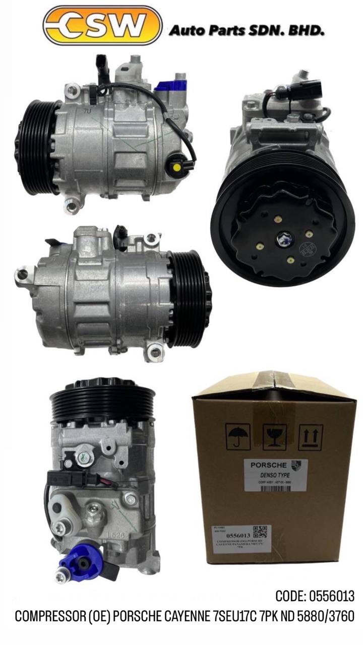 COMPRESSOR (OE) PORSCHE CAYENNE 7SEU17C 7PK ND 5880/3760 - CSW Auto Parts