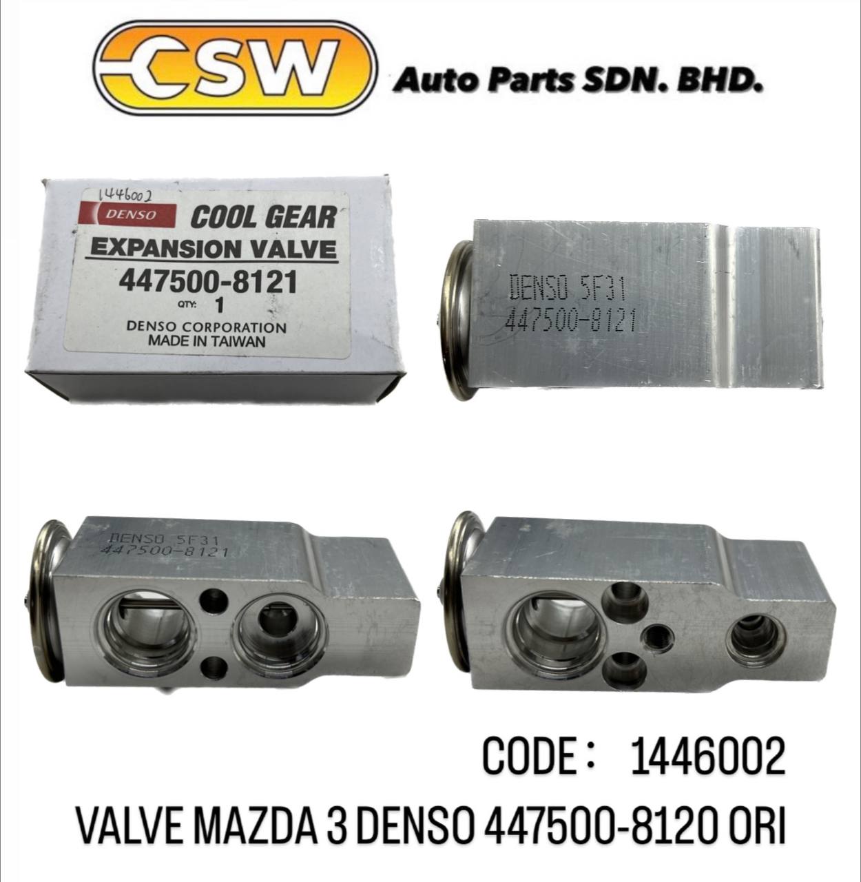 VALVE MAZDA 3 DENSO 447500-8120 ORI – CSW Auto Parts