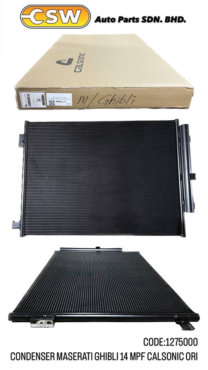 CONDENSER MASERATI GHIBLI 14' MPF CALSONIC ORI - CSW Auto Parts