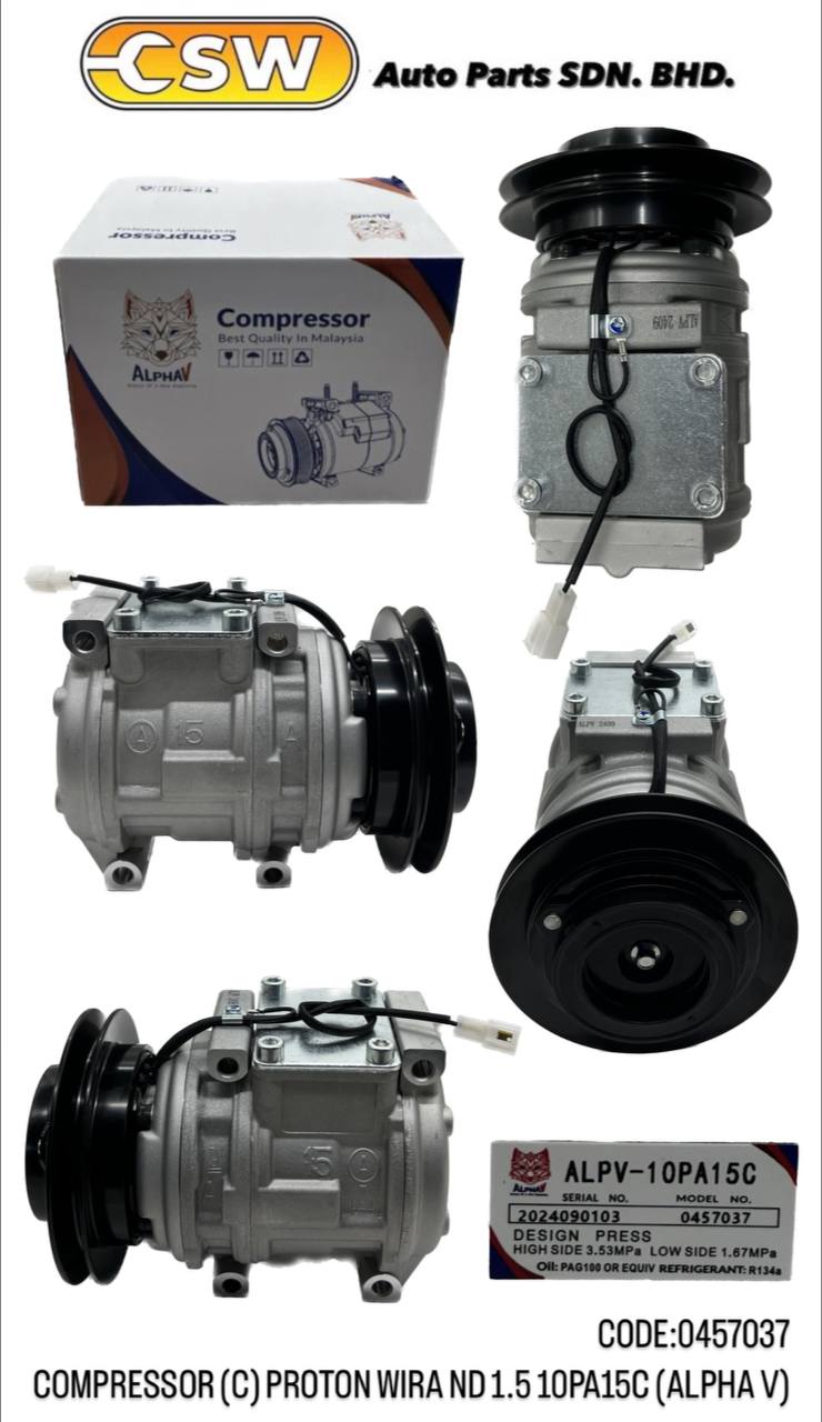 COMPRESSOR (C) PROTON WIRA ND 1.5 10PA15C 'AlphaV - CSW Auto Parts