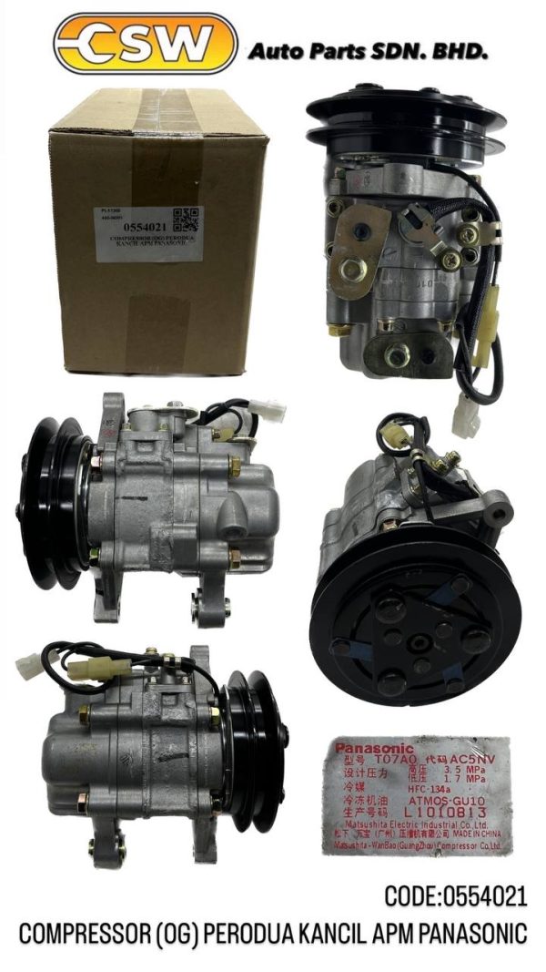 COMPRESSOR (OG) PERODUA KANCIL APM PANASONIC - CSW Auto Parts