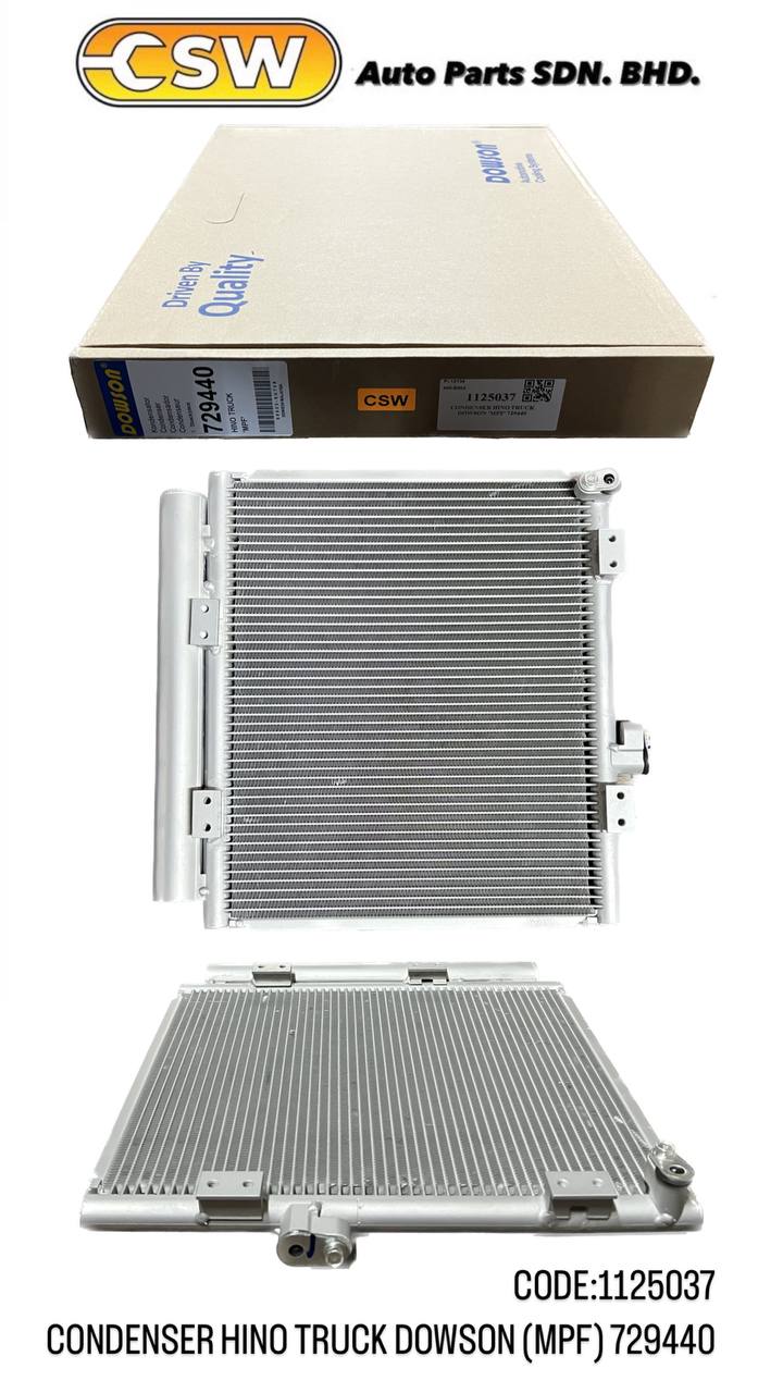 CONDENSER HINO TRUCK DOWSON 'MPF' 729440 - CSW Auto Parts