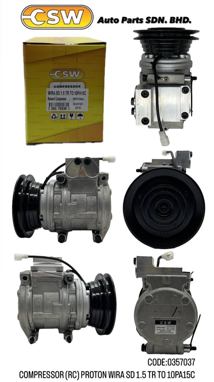 COMPRESSOR (RC) PROTON WIRA SD 1.5 TR TO 10PA15C - CSW Auto Parts