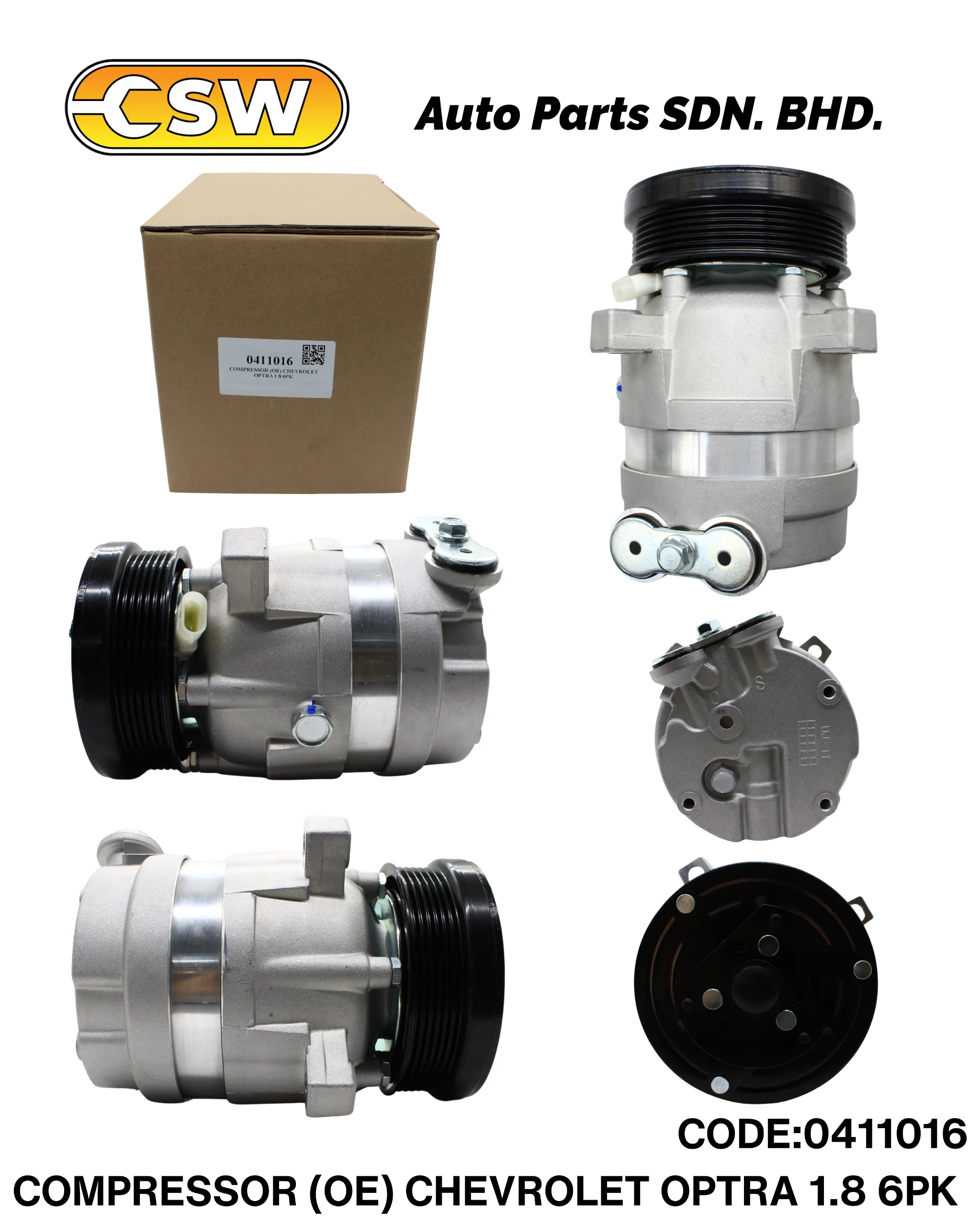 COMPRESSOR (OE) CHEVROLET OPTRA 1.8 6PK - CSW Auto Parts
