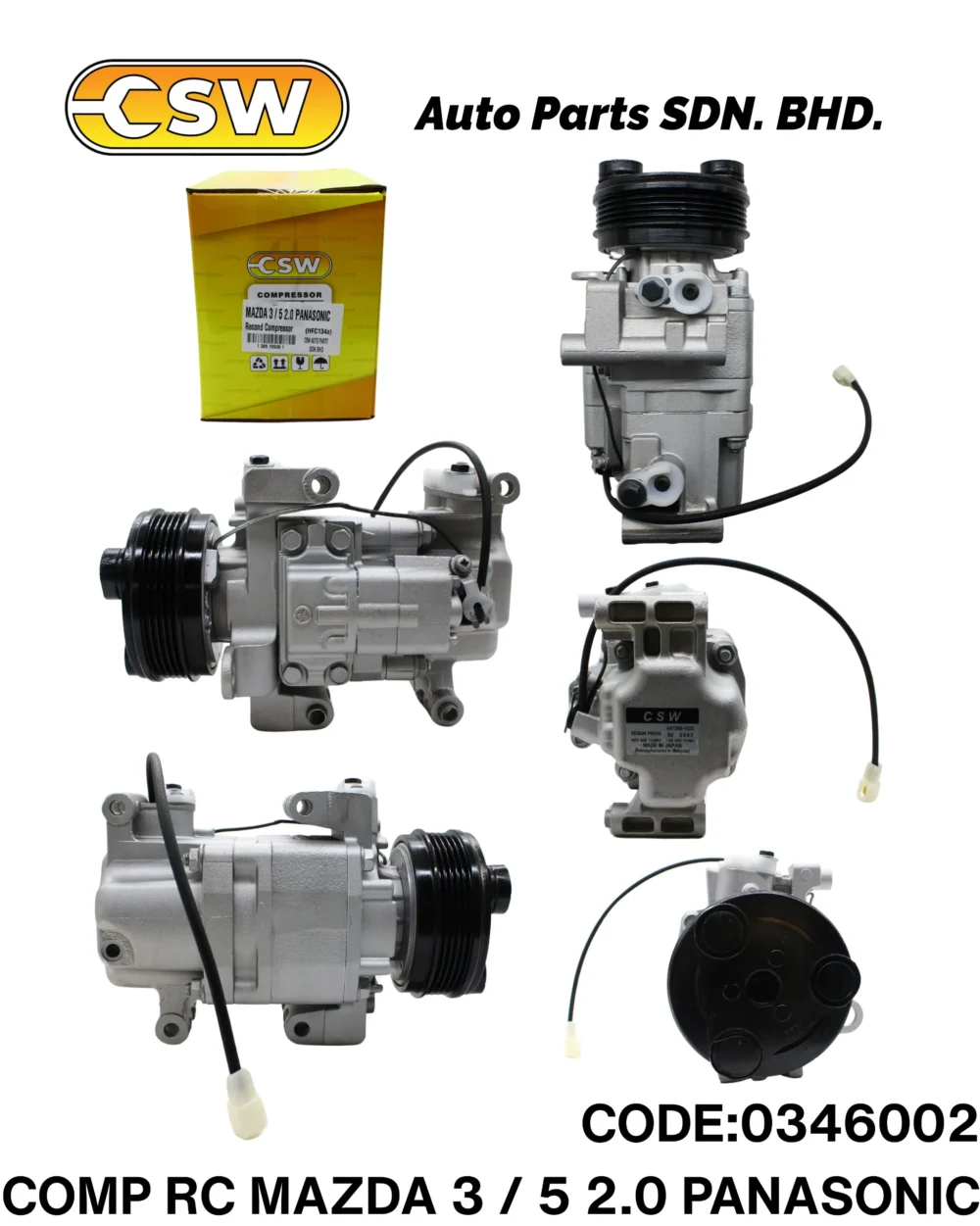 COMP RC MAZDA 3 / 5 2.0 PANASONIC – CSW Auto Parts